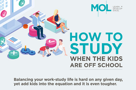7 tips to help you study with the kids off schoo